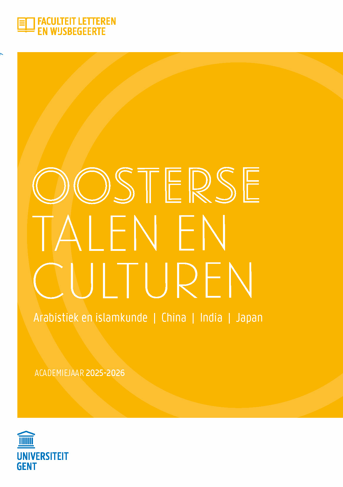 Universiteit Gent: Bachelor of Arts in de Oosterse talen en culturen ...